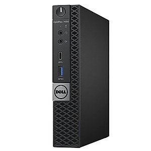 Dell Optiplex 7050 Micro Business Desktop i5-6500T UP to 3.10GHz 16GB DDR4 128GB M.2 SSD + 1TB SSD Wireless Keyboard Mouse WiFi BT HDMI Dual Monitor Support Win10 Pro (Renewed)