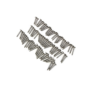 80 Piece Truss Head Screw Set for Dock Bumper Installation Marine Grade Stainless Steel 10 x 1-1/4 Inches SS