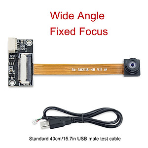 Camera Module, 5MP USB Interface Free Driver Automatic Focusing Performance Stable Video Network Camera Board Black