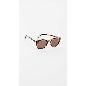 Illesteva Sterling Sunglasses, Tortoise with Brown, One Size
