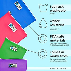 Planet Wise Reusable Zipper Gallon Bag - Pink
