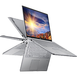ASUS Zenbook 2-in-1 Laptop, 15.6 inch FHD Touchscreen, AMD Ryzen 7 5700U Processor (Beats i9-10885H), NVIDIA GeForce MX450, Backlit KYB, Harman/Kardon, Wi-Fi Master, Win 11 (8GB RAM | 256GB PCIe SSD)