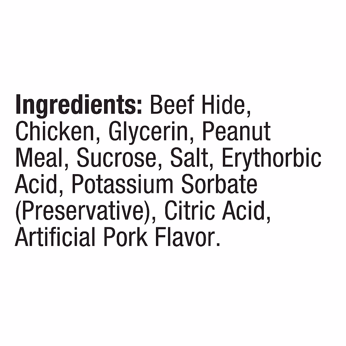 Good'n'Fun Triple Flavor Chips, Dog Chew Treats, Premium Chicken and Beef Hide Treats for Dogs, 4 oz