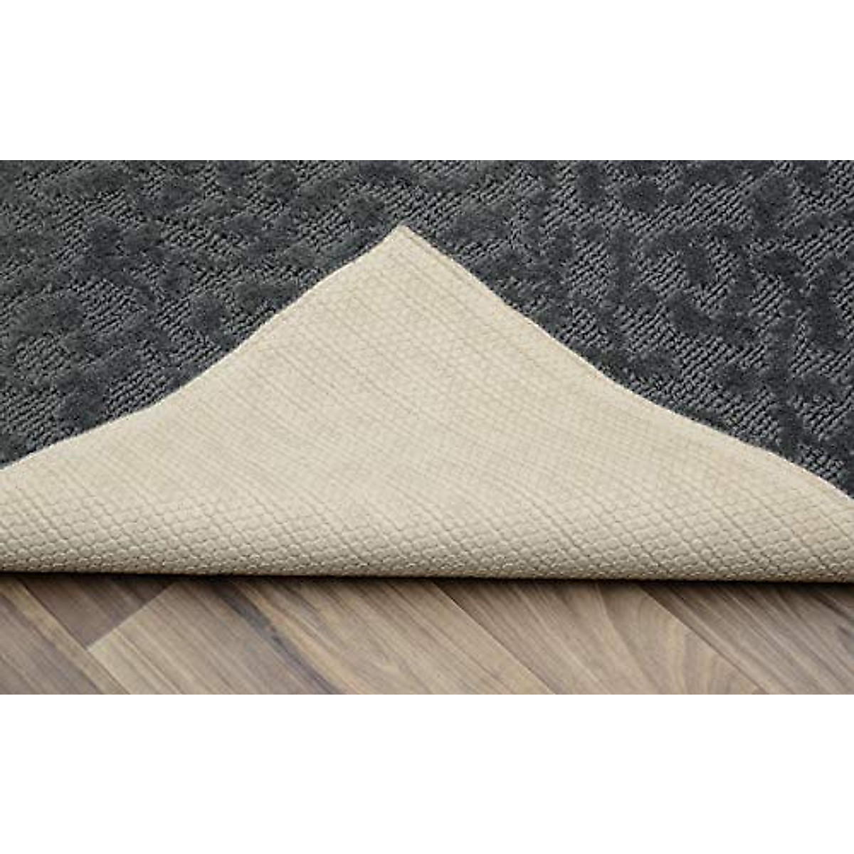 Garland Rug Ivy Vine Area Rug Runner, 3 ft x 12 ft, Cinder Gray