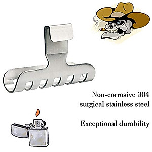 Whisky Glass Cigar Holder QBOSO Portable Cigar Holder With Hollow-carved Design, Whisky Glass-Mate on the Bar Countertop,Make Your Drinking and Smoking more Enjoyable