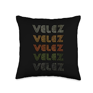 Love Heart Velez Tee Grunge/Vintage Style Black Velez Throw Pillow