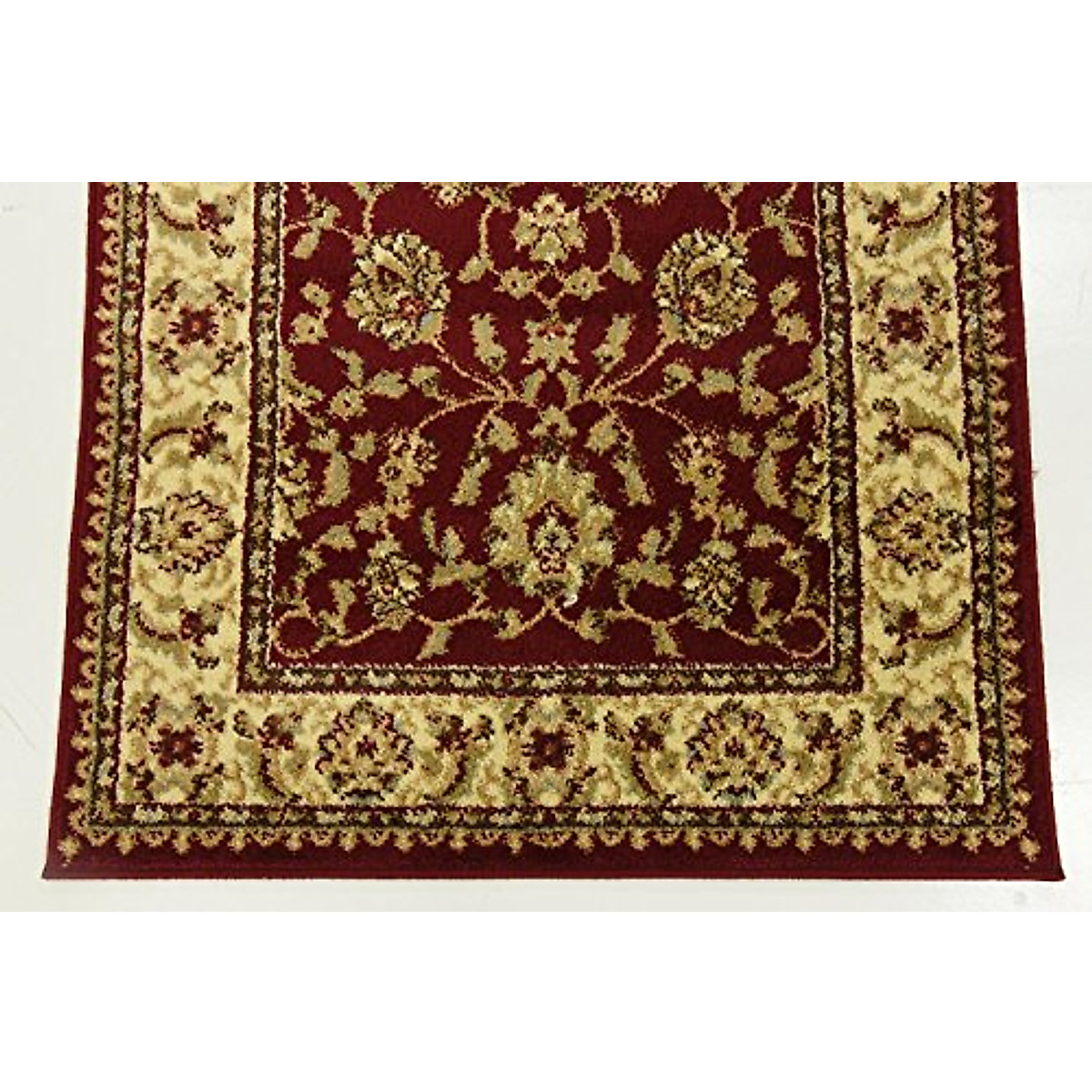 Unique Loom Voyage Collection Traditional Oriental Classic Intricate Design Area Rug (2' 7 x 10' 0 Runner, Red/Gold)