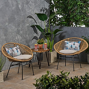 CHARMMA SAN ANTONIO CHAIR,Brown+Beige 37x 23.25x 29.75inch(LxWxH) -11.46KG