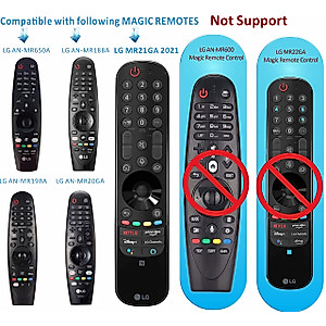 Replacement TV Remote for LG TV, Universal Magic Control with Voice, Pointer & Mouse for WebOS Smart TVs, Compatible with MR21GA MR20GA MR19BA MR18BA AKB75855501