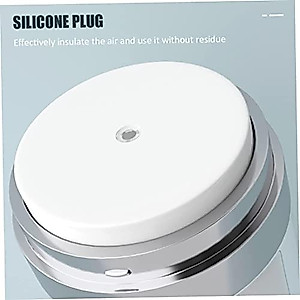 Airless Pump Jar,Cream Jar Vacuum Bottle, Empty Refillable Cosmetic Air Pump Jars Bottles, Portable Airless Lotion Sample Container Pot, Leak-Proof DIY Portable Travel Makeup Containers (15ML)