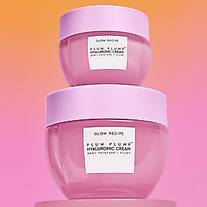 Glow Recipe Plum Plump Hyaluronic Acid Moisturizer Face Cream - Hydrating, Firming & Plumping Face Moisturizer for Dry Skin - Vegan Skin Care with Polyglutamic Peptides to Lock-In Moisture (20ml)