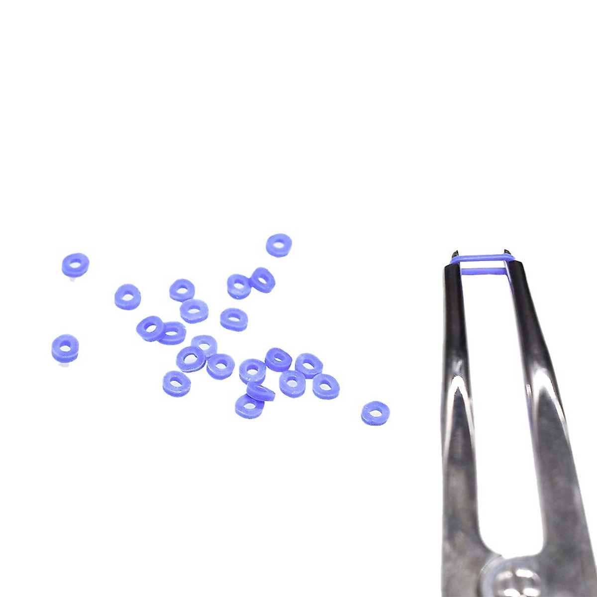 1000pcs/bag Dental Orthodontic Separator Bulk Pack Elastic Orthodontic Separate Ties