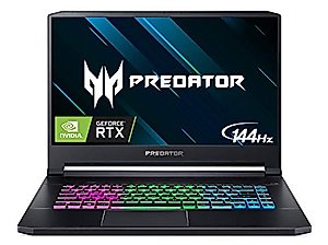Acer Predator Triton 500 Thin & Light Gaming Laptop, Intel Core i7-8750H, GeForce RTX 2060 with 6GB, 15.6" Full HD 144Hz 3ms IPS Display, 16GB DDR4, 512GB PCIe NVMe SSD, RGB Keyboard, PT515-51-71VV