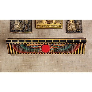 Design Toscano Egyptian Ur-Uatchi Ceremonial Offering Wall Display Shelf, Full Color