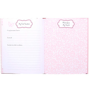 C.R. Gibson Pink and White 'Sweet Baby Girl' Bound First Five Years Baby Book, 64pgs, 10'' W x 11.75'' H