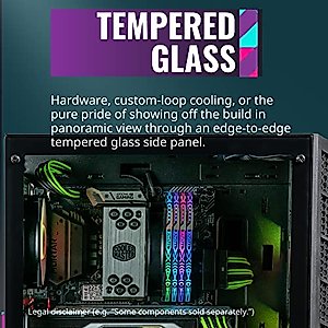 Cooler Master MasterBox MB320L ARGB Micro-ATX with Dual ARGB Fans, DarkMirror Front Panel, Mesh Front Intake Vents, Tempered Glass Side Panel & ARGB Lighting System
