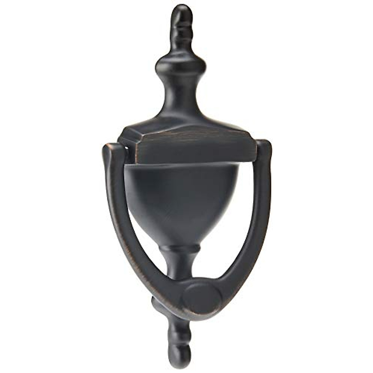 Schlage SC2-3125-716 5-5/16-Inch Solid brass Door Knocker, Aged Bronze