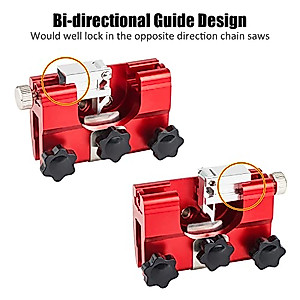 Chain Saw Blade Sharpener Kit - Fast Chainsaw Chain Sharpener with Pawl 3, Hand-Cranked Chain Saw Sharpener Tool Kits for 14"-22" Chain Saws, Electric Saws, Lumberjack, Garden Worker