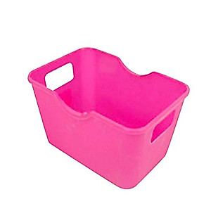 AKIWOS Plastic Desktop Stuffs Organizer Makeup Storage Baskets Space-Saving Perfect for Storing Small Household Items