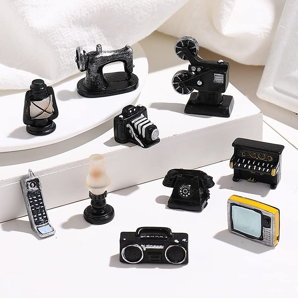 1 :12 Scale Vintage Dollhouse Furniture 23Pcs Dollhouse Mini Furniture Miniature Furniture Mini Furniture for Dollhouse