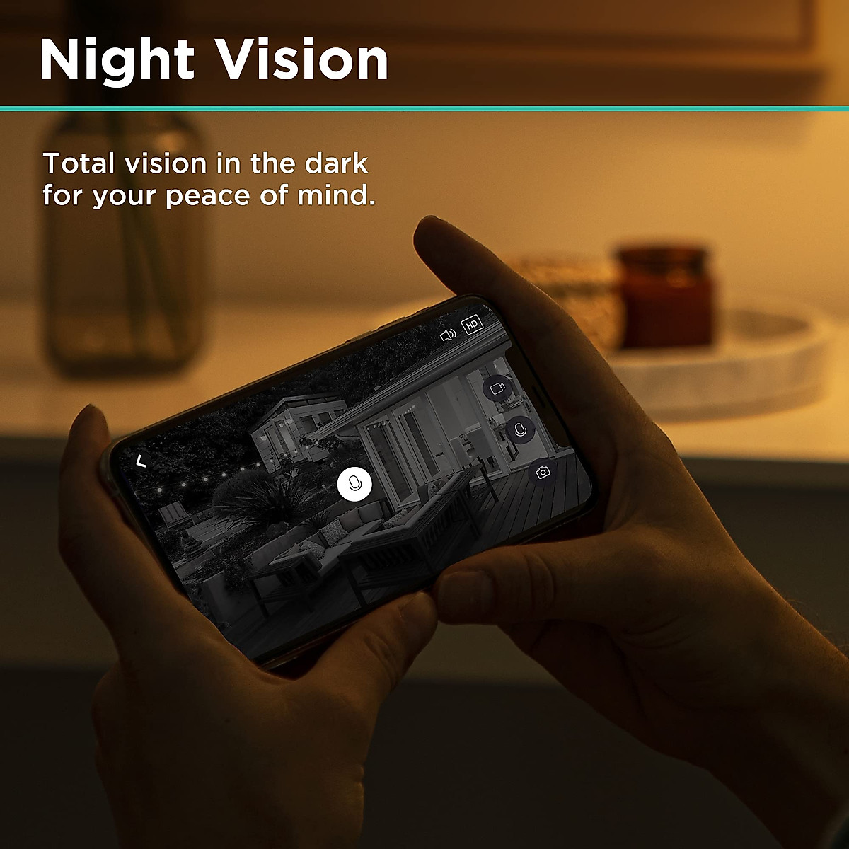 iHome Insight Smart Outdoor WiFi Security Camera, 1080p HD IP65 Weatherproof Camera with 2-Way Audio, Night Vision, and Motion Alerts, Compatible with Alexa and Google Home, 2 Pack