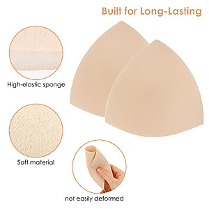 WLLHYF 2 Pairs Bra Pads Inserts Breast Enhancers Women's Push Up Bra Pads Inserts Sports Bra Cups Add 1-2 Cup Sizes