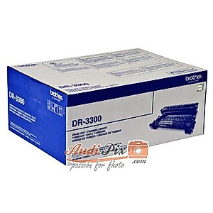 Brother DR-3300 Drum Unit, Brother Genuine Supplies, Black