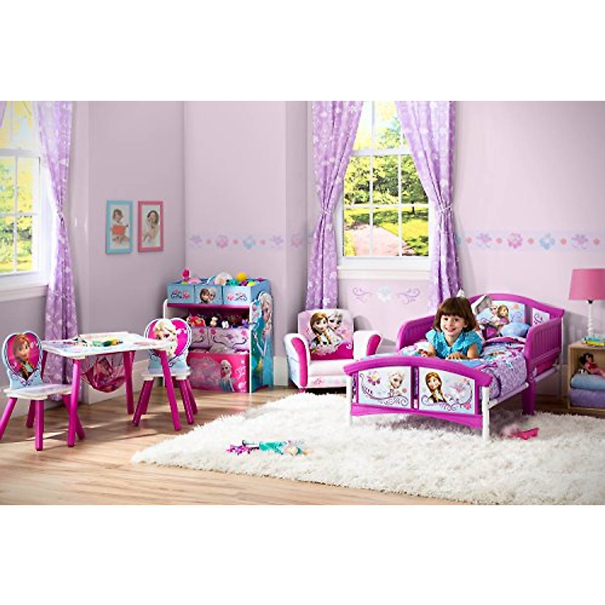 Delta Children Plastic Toddler Bed, Disney Frozen