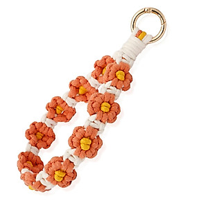 MaySol Key Lanyard for Keys Macrame Keychain Wristlet Wristlet keychain for Keys Cute keychain Wrist Lanyard for Key Keyring Bracelet Holder lanyards for keys wrist Keychain Car Keys Boho Keychain