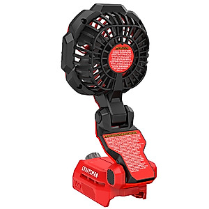 CRAFTSMAN V20 Cordless Personal Fan, Compact and Collapsible, Bare Tool Only (CMCE010B)