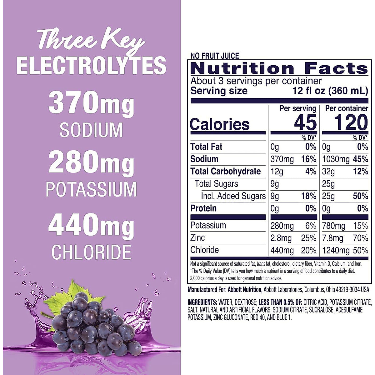 Pedialyte Grape (33.8 Ounce)