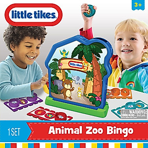 Little Tikes Animal Zoo Bingo Multi-Player Kids Game, Multicolor