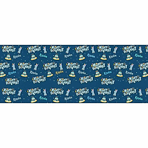 Jaydouble Custom Birthday Wrapping Paper With Name Photo Picture Age Personalized Gift for adults girls boys Birthday Anniversary Festival–Make Every Gift Extra Special! 58''x23''