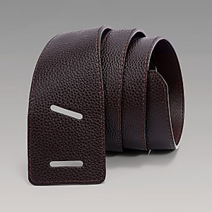 SUOSDEY 2 Pack Women Tie a Knot Belt Genuine Leather Full Grain Leather Waist Belt for Dress Coat Clothing Accessories