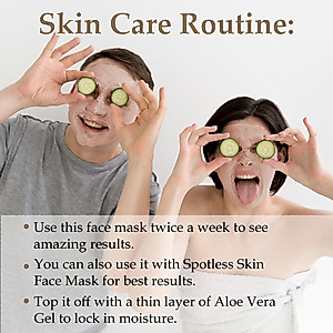 Moroccan Rhassoul Clay (Nude) Powder | Ghassoul Clay | mi nature | Skin care mask for deep cleansing,nourishing,detoxifying| Hair Cleanser and nourishing| 227g(8oz)