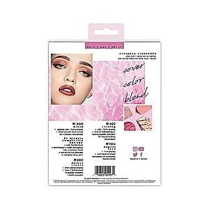 Real Techniques Makeup Brush Set with 2 Sponge Blenders for Eyeshadow, Foundation, Blush, and Concealer, Set of 6