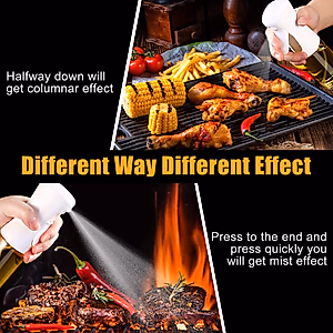 JQYJLX Edible Oil Spray Bottle,220ml Food Grade Glass Olive Oil Dispenser Sprayer for Cooking,Kitchen Oil Sprayer,Widely Used in Salads,Baking,Air Fryers,BBQ,Popcorn (oil sprayer for popcorn)1