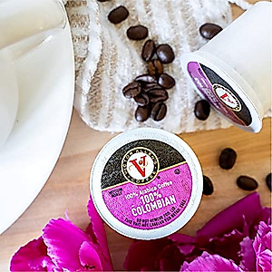 Victor Allen's Coffee Variety Pack (Morning Blend, 100% Colombian, Donut Shop Blend, and Italian Roast), 80 Count, Single Serve Coffee Pods for Keurig K-Cup Brewers