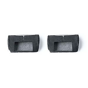 Alfanxi Alcantara Cloth Decoration Covers for Car Seat Belt Buckle Compatible with Tesla Model Y/Model 3 (A4)