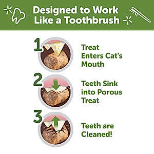 Whimzees Wellness Natural Cat Dental Treats, Chicken & Tuna Flavor, 4.5 Ounce