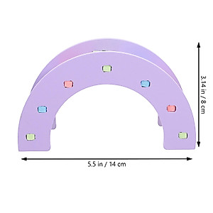 POPETPOP Hamster Cage Toy Gerbil Climbing Ladder Rat Hideout Guinea Pig Ladder Bridge Small Animal Log Bridge Rat Ladder Chinchilla Wooden Hut Hamster Playground Pet Chevron Board Reptile