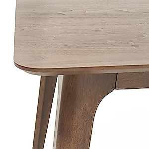 Christopher Knight Home Gideon Wood Dining Table, Natural Walnut Finish