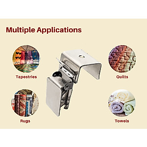 Wise Linkers Rug Clips Heavy Duty Hanging Clip/Rug Grippers/Rug Holders/Rug Hangers/Rug Clamps from (10)