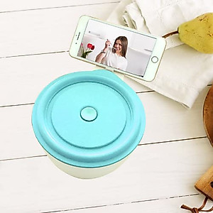 GMAEURL Microwave Ramen Cooker Bowl With Lids Instant Ramen Noodle Bowl With Phone Holder- 40 Oz Large Bpa Free/Food Grade For Office College Dorm Room Instant Cooking Dishwasher Safe