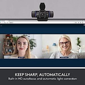 Logitech C920e HD 1080p Mic-Disabled, certified for Zoom and Microsoft Teams, TAA Compliant
