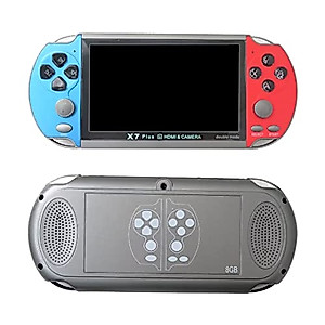 Handheld Game Console 5.1" 8GB 128Bit Retro Games Consoles Classic Video Games Built-in Preinstalled Rechargeable Battery Portable Style Gaming Consoles Built-in 8GB Memory