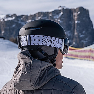 SMITH I/O MAG Goggles with ChromaPop Lens – Performance Snowsports Goggles with Easy Lens Change Technology for Skiing & Snowboarding – for Men & Women – Blackout + Sun Black Lens