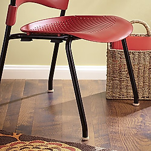 Super Sliders 4318595N Formed Felt 1" Furniture Movers for Hard Surfaces (20 Piece) -Oatmeal, Round SuperSliders, 1 Inch, Beige, Count