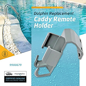 Dolphin Genuine Replacement Part — Grey Remote Control Holder for Universal Caddy — 9980679