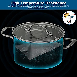 SumDirect Mylar Bags for Food Storage - 100 Pack 6x9 Inches Square Heating Cooking Pouches Heat Sealable Mylar Bag for Long Term Food Storage (Silver)